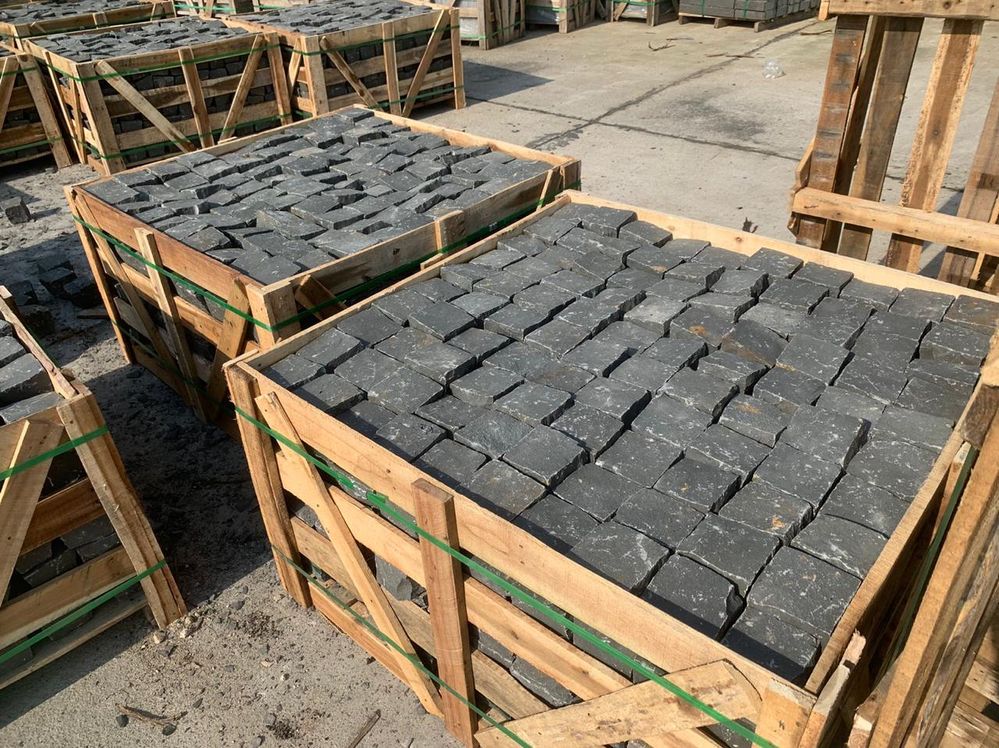 Pflasterstein Basalt Schwarz kaufen bei HETA